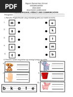 Letrang WW Kindergarten Worksheets | PDF