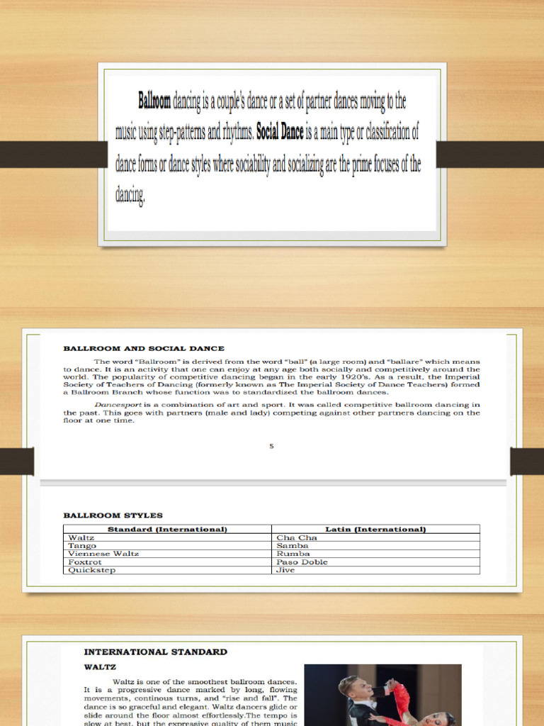 Lesson 6 Social Dance | PDF