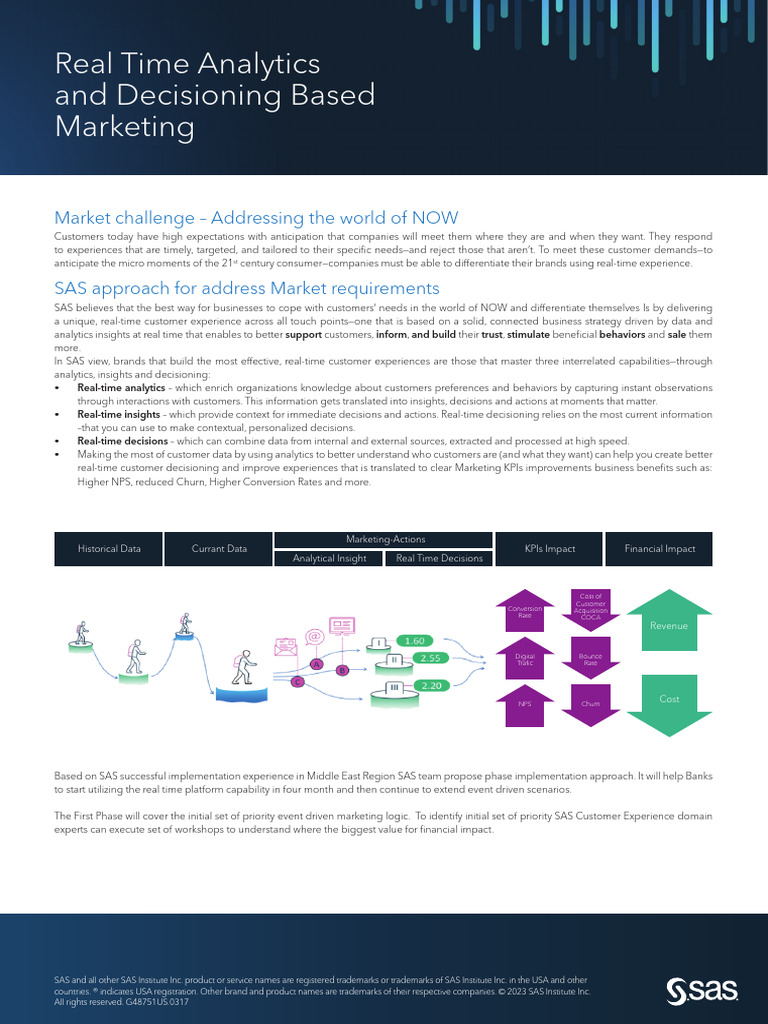 Real Time Analytics and Decisioning Based Marketing A4 | PDF | Customer ...