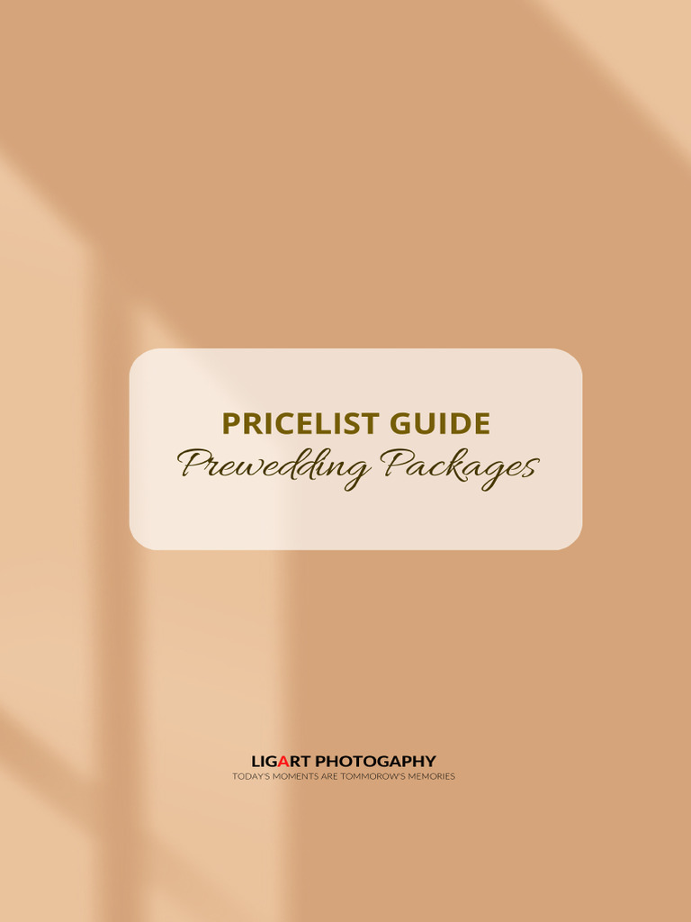 Prewedding Packages | PDF