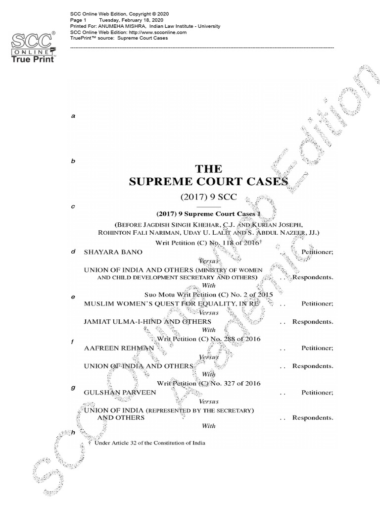 Supreme Court Cases Overview | PDF | Copyright Law | Freedom Of ...
