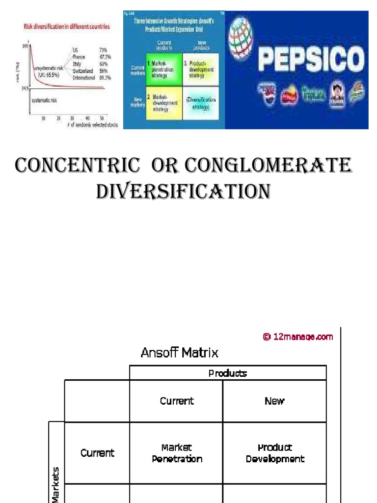 Concentric or Conglomerate Diversification | PDF | Conglomerate ...