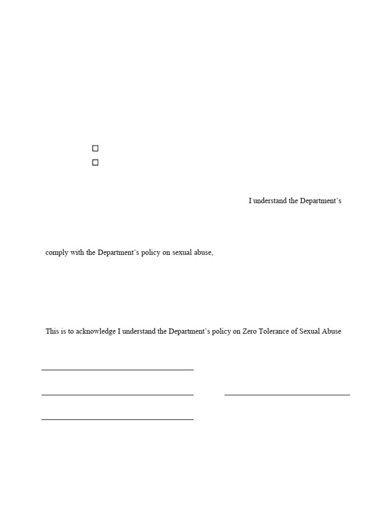 Georgia Department of Corrections Sexual Abuse/Sexual Harassment Prison Rape Elimination Act ...