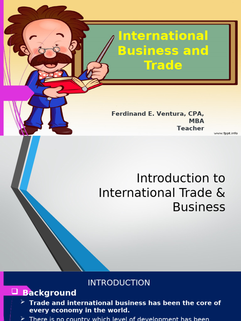 Chapter 1 Lecture Slides For Students | PDF | World Trade Organization ...