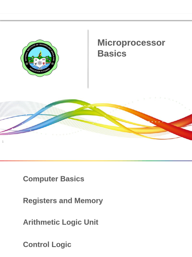 02. Microprocessor Basics | PDF | Central Processing Unit | Computer ...