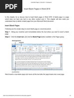 How To Fix Microsoft Word Showing PAGE MERGEFORMAT Instead of Page Numbers | PDF | Computers