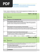 FSSC 22000 V6 Audit Checklist for Food Safety | PDF | Food Safety | Safety