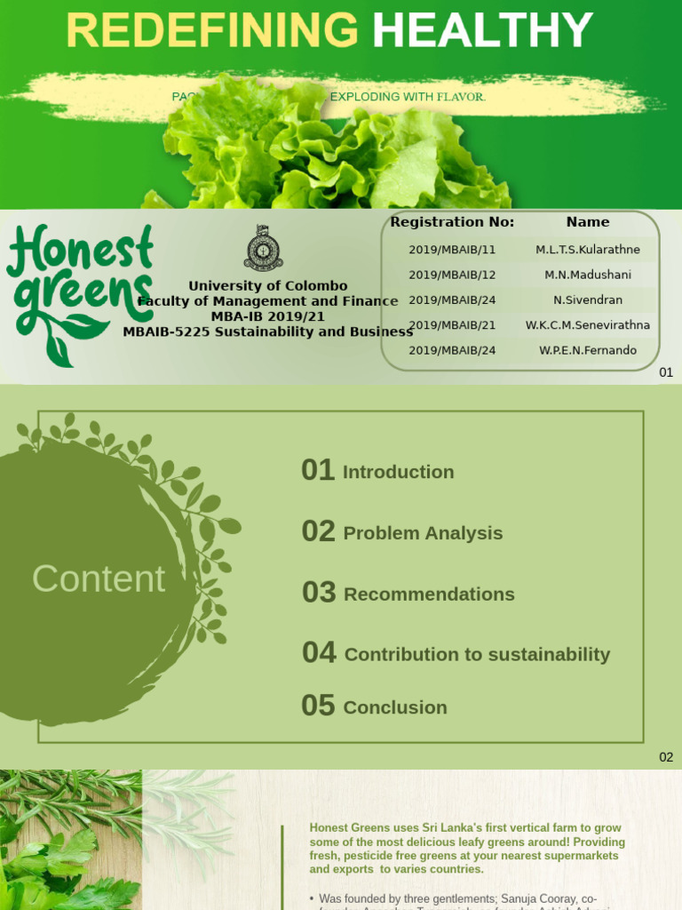 Honest green case study | PDF | Solar Power | Agriculture