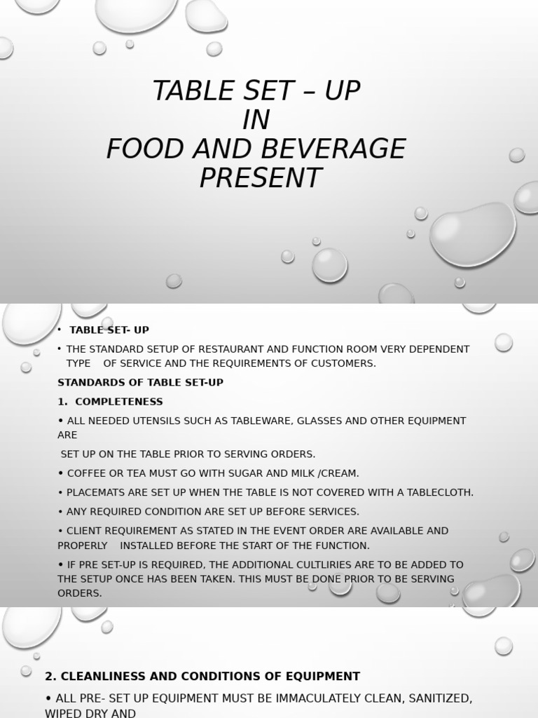 Presentation 3 Pdf Tableware Cooking