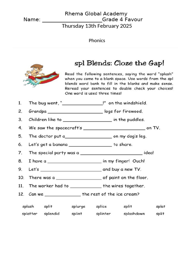 Thursday 13th February 2025 | PDF