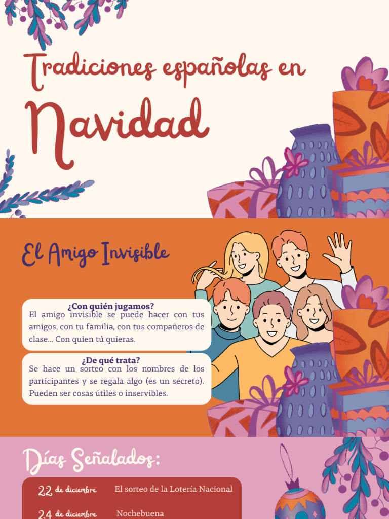 Tradiciones Navideñas en España | PDF | Reyes Magos | Alimentos