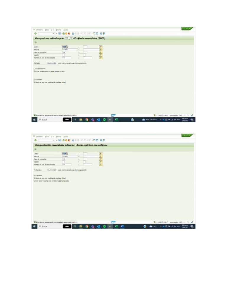 Borrado Estimacion | PDF
