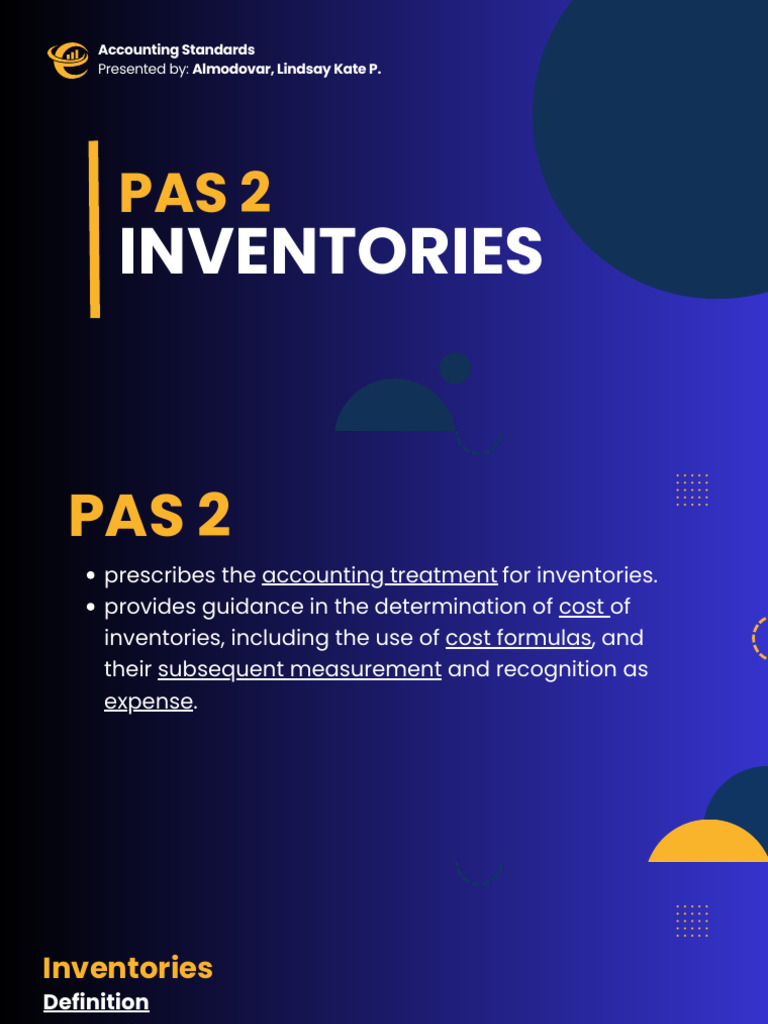 Almodovar Pas 2 Inventories | PDF | Cost Of Goods Sold | Inventory