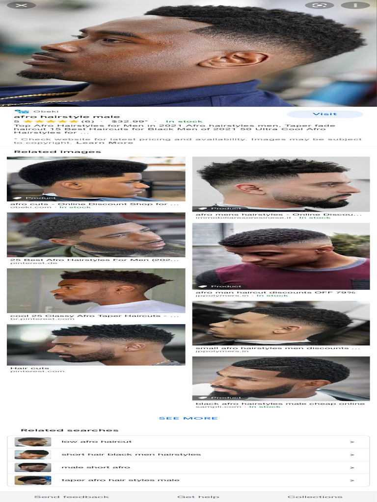 Afro Hairstyles Male - Google Search | PDF