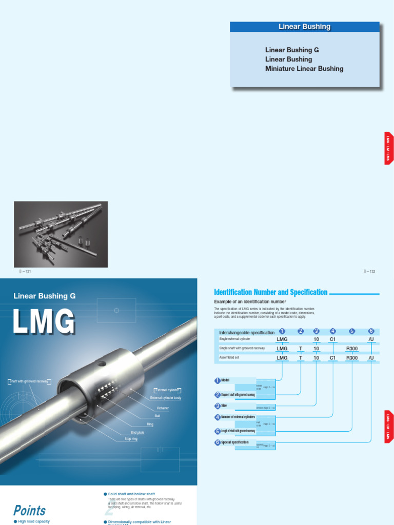 LinearBushing-RODAMIENTOS LINEALES | PDF | Torque | Screw