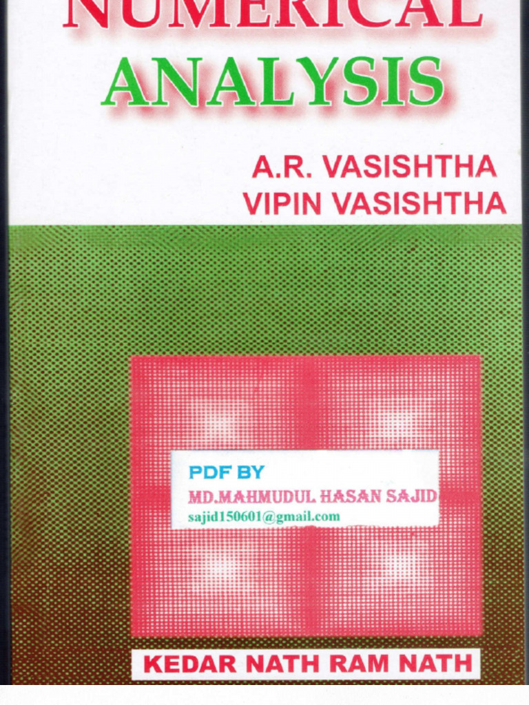 Numerical Analysis Book | PDF