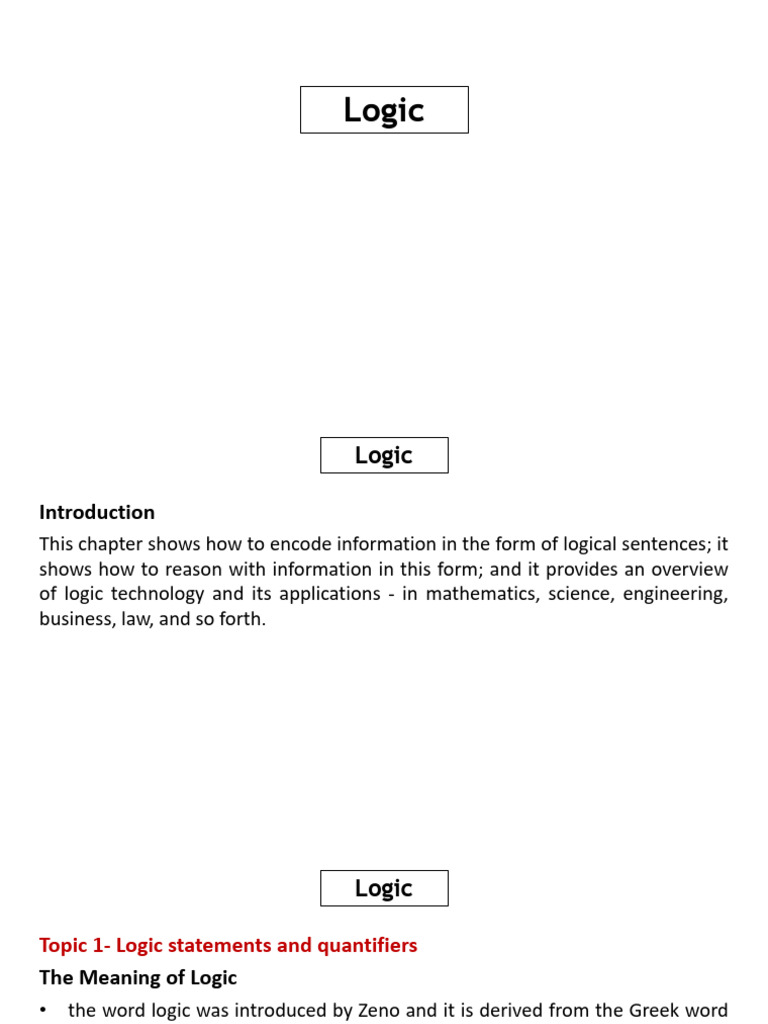 Lesson-10-Logic | PDF | Argument | Logic