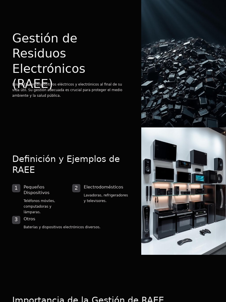 Gestion de Residuos Electronicos RAEE | PDF