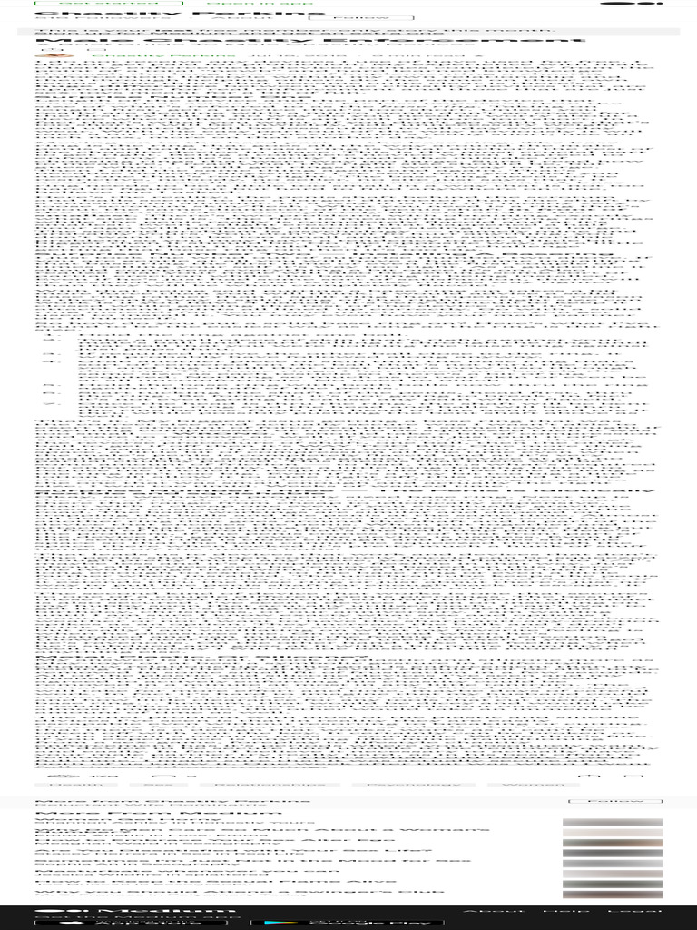Male Chastity Enforcement. A Brief Guide To Male Chastity Devices by ...