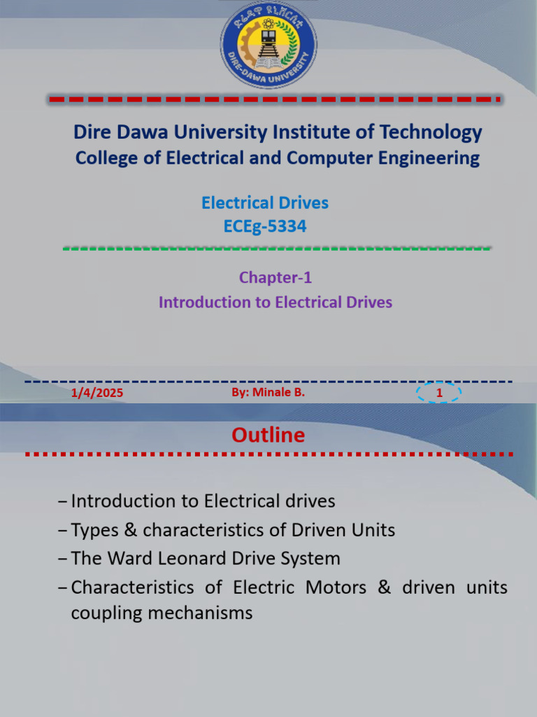 Chapter-1 Introduction to Electrical Drives | PDF | Electric Motor | Electric Generator