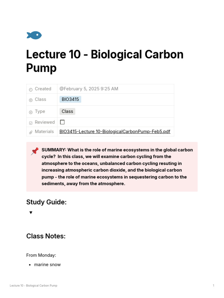 Biological Carbon Pump in Marine Ecosystems | PDF | Carbon Cycle | Oceans