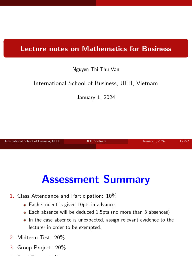 LectureNotes_on_Maths4Biz - IsB - BBUS | PDF | Trigonometric Functions ...