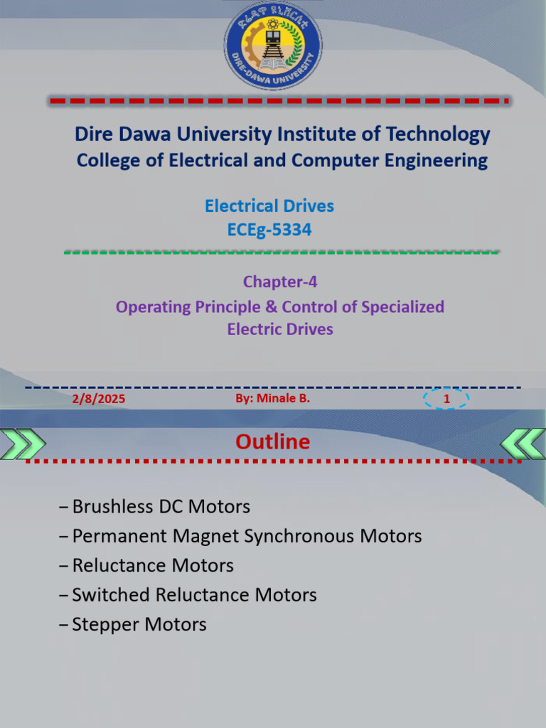 Chapter-4 Operating Principle and Control of Specialized Electric ...