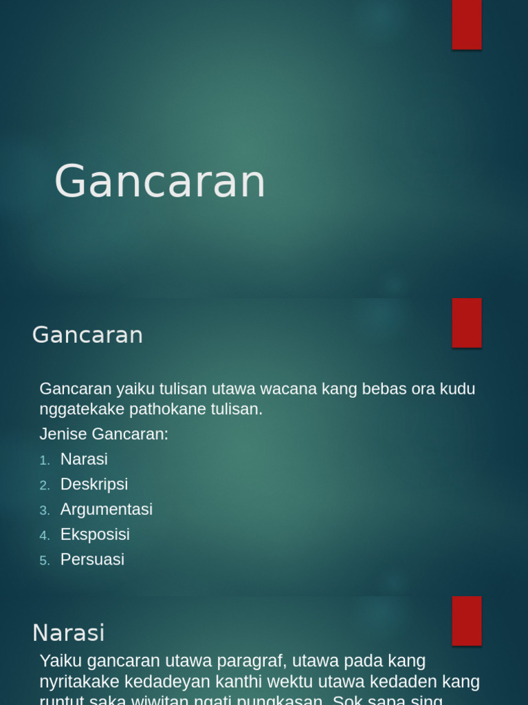 Gancaran | PDF