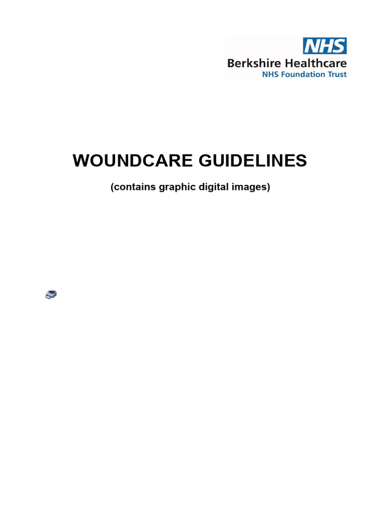 Ccr130 Wound Care Guidelines | PDF | Wound | Diet (Nutrition)