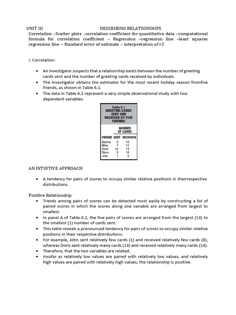 Unit 3 | PDF | Multivariate Statistics | Statistical Analysis