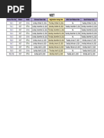 RTS Schedule 2025-26 | PDF | Academia | Data Collection