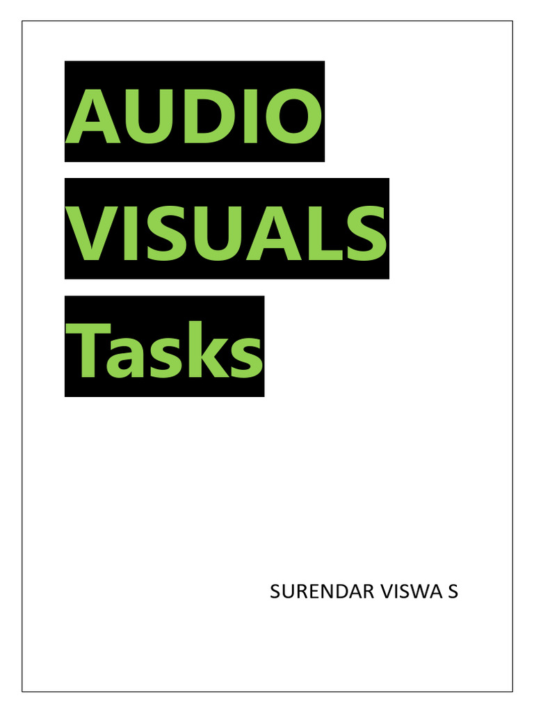 FAV Task Surendar Viswa S | PDF
