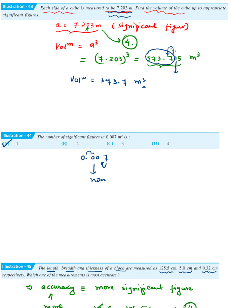 Significant Figures and Errors | PDF