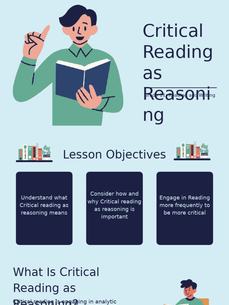 Critical Reading Techniques for Grade 11 | PDF | Human Communication ...