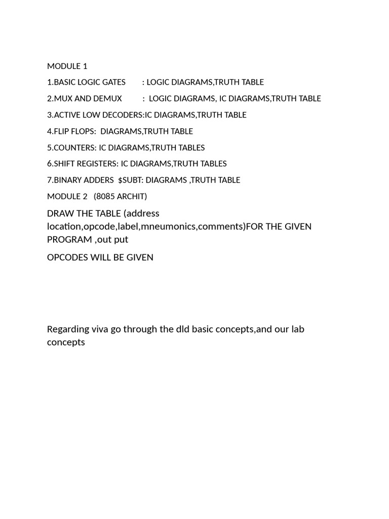 DRAW THE TABLE (Address Location, Opcode, Label, Mneumonics, Comments ...