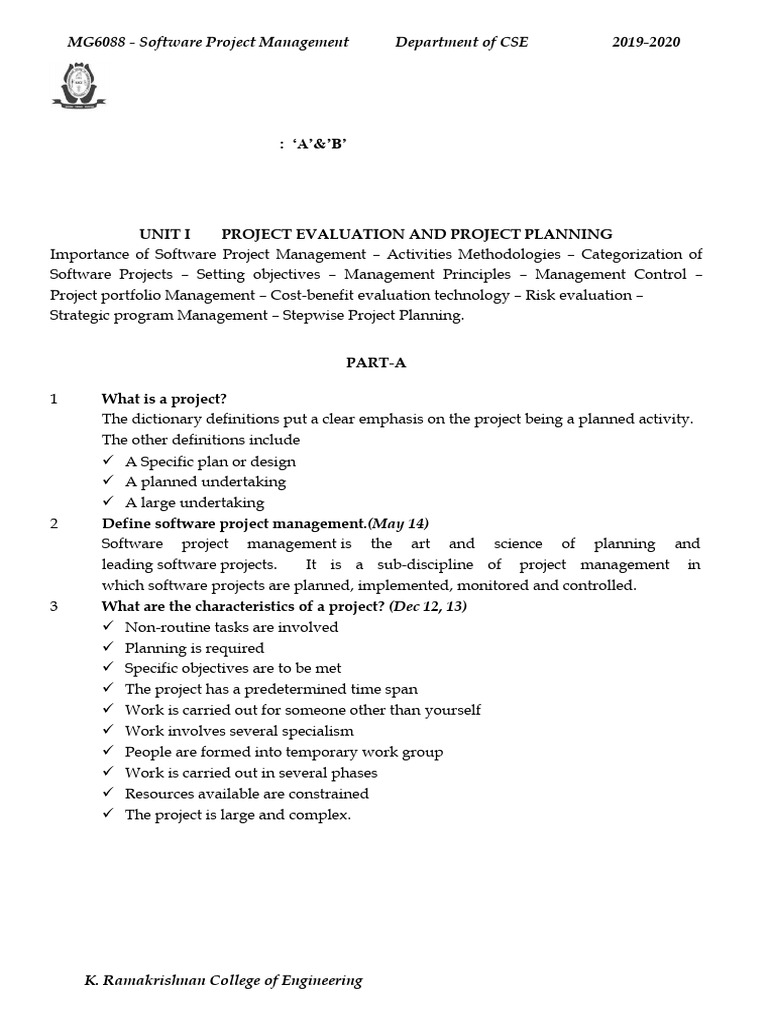 SPM MATERIALS (1) (2) | PDF | Net Present Value | Project Management