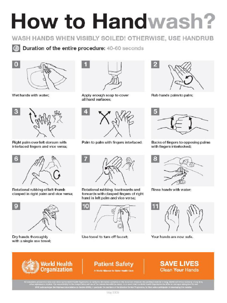 Hand Washing | PDF