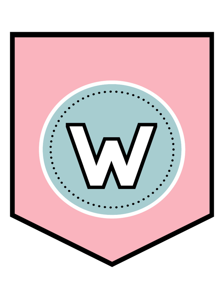 Welcome Sign Language Letters Bunting Poster | PDF