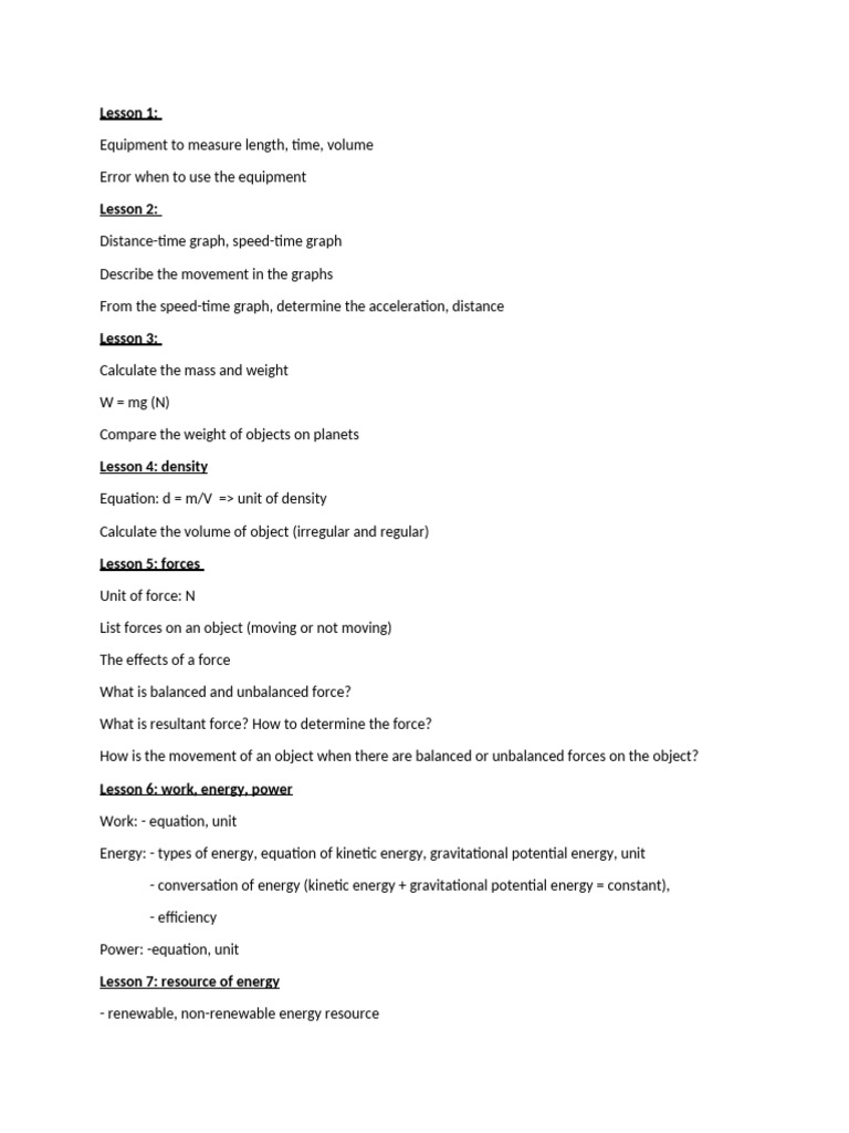 Revise All Lessons of Physics | PDF | Gases | Waves