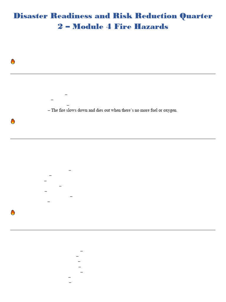 DRRR Q2 M459101213 - Fire | PDF | Fires | Wildfire