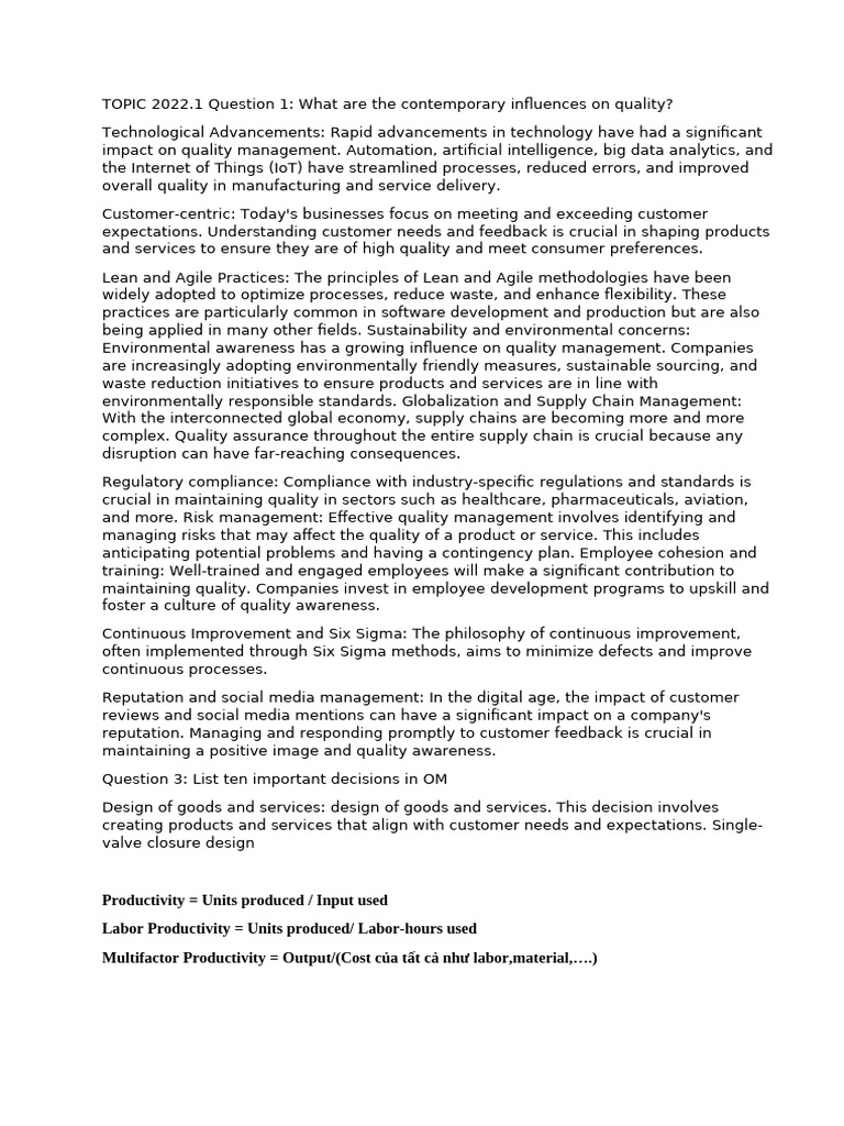 AVCN (1) | PDF | Quality Management | Quality (Business)