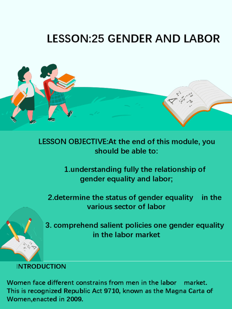 GENDER-AND-LABOR- | PDF | Domestic Worker | Labour Economics