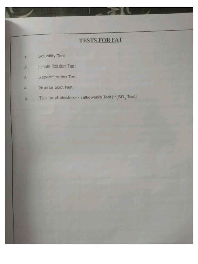 fat test | PDF