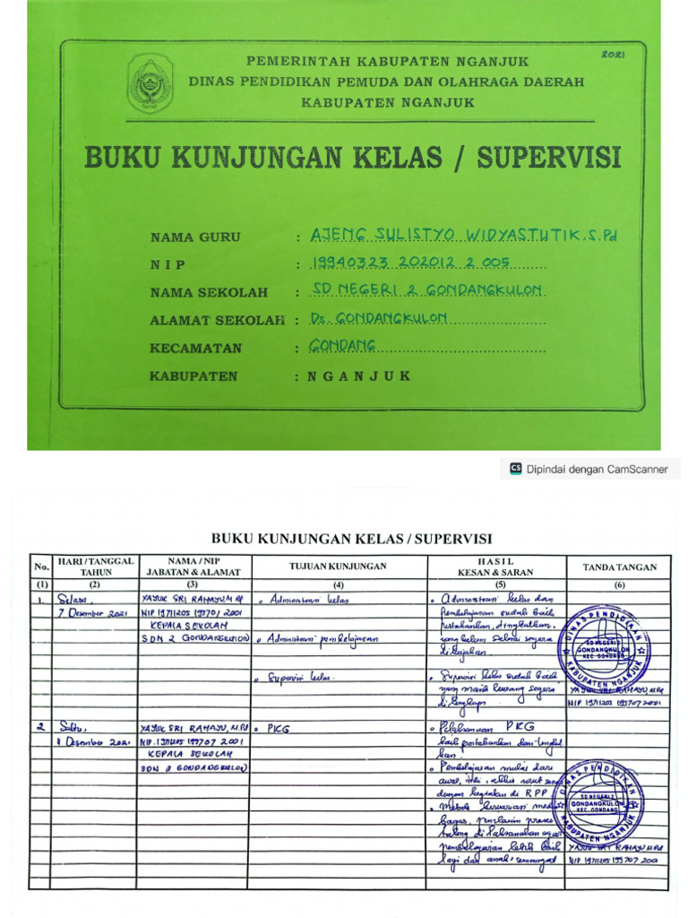 Buku Supervisi | PDF