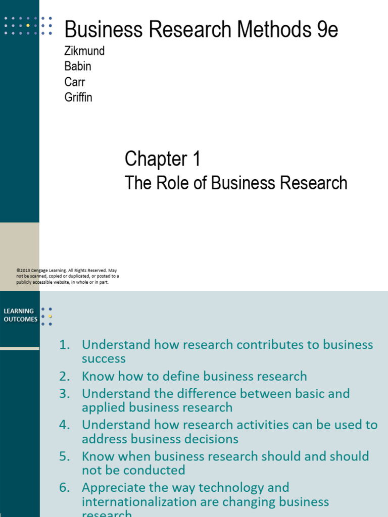 BRM 9e PPT Ch 01 | PDF | Knowledge | Information