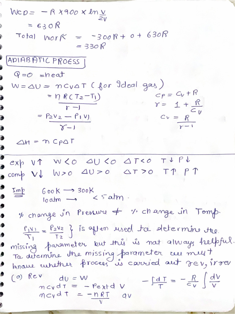 THERMO 2 notes | PDF