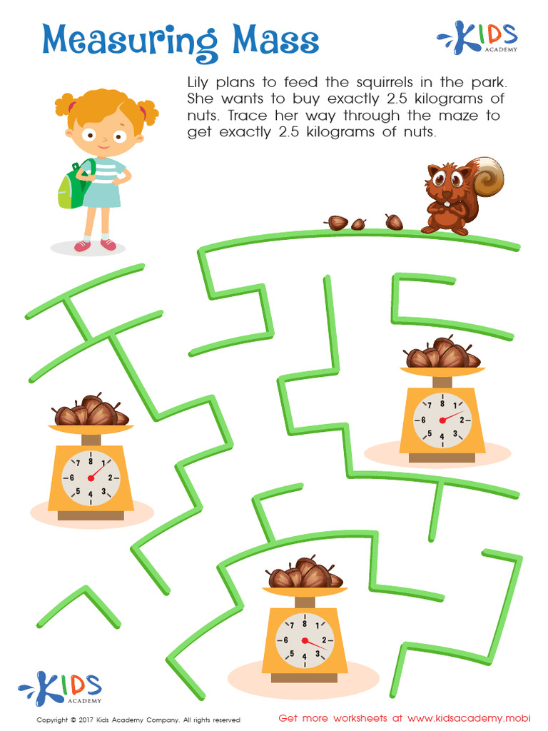 Grade 3 Measuring Mass Worksheet | PDF