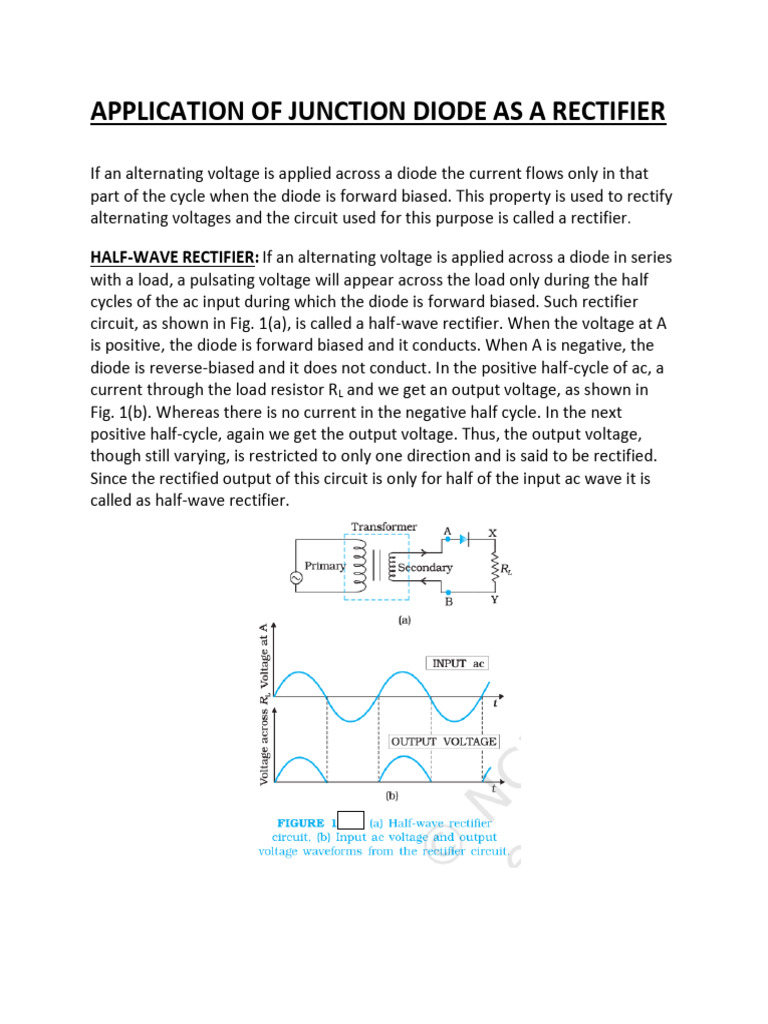 Diode Rectification Techniques Explained | PDF | Rectifier | Diode