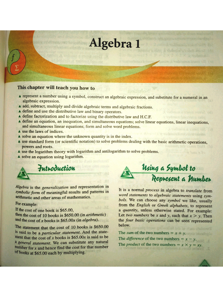 Algebra 1 | PDF