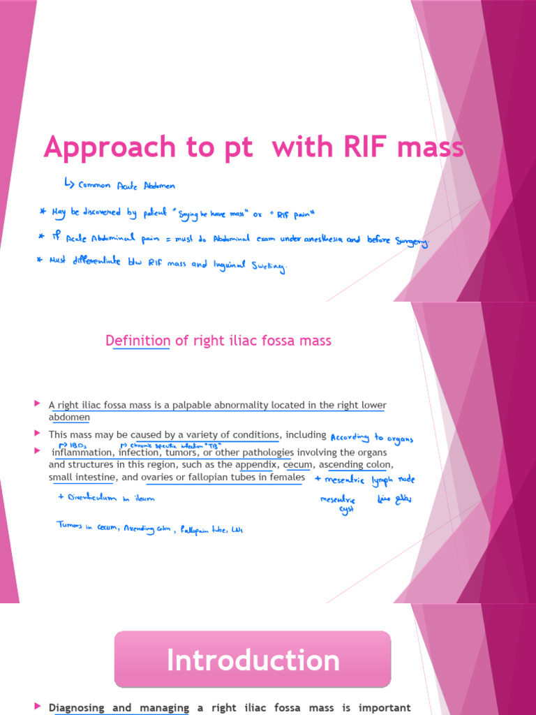 L7â - Approach To Patient With Right Iliac Fossa Mass | PDF | Ovarian ...